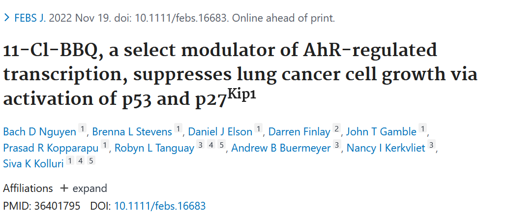Publications - Tanguay Lab